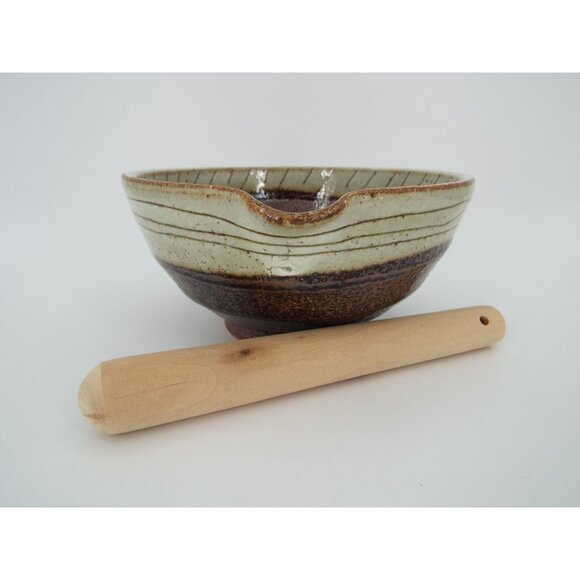 Kitchen | Japanese Pottery Suribachi Surikogi Mortar And Pestle Set ...